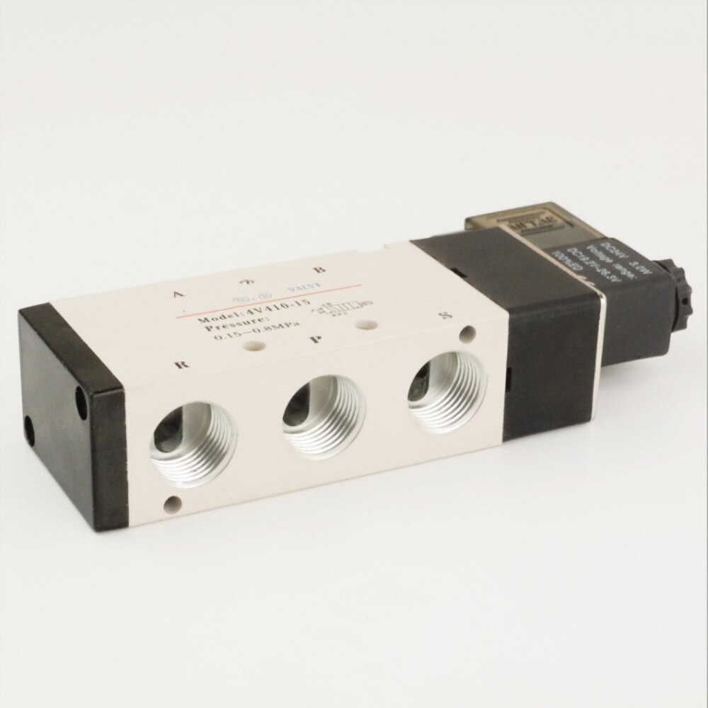 4V410-15 5 Ports 2 Position Single Solenoid Pneuma... – Grandado