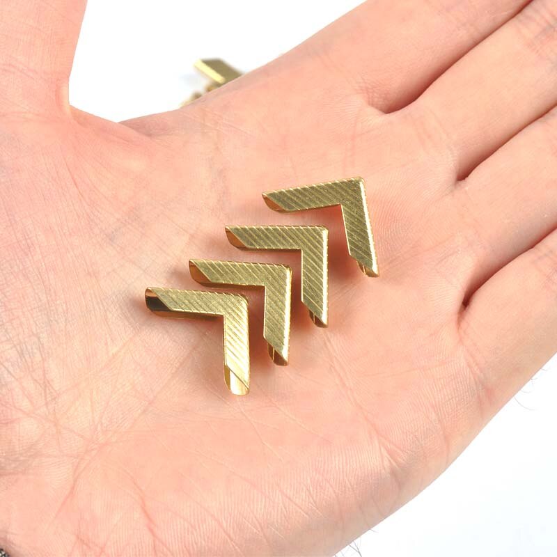 50pcs Vintage Gold Metal Corners DIY Crafts Scrap... – Grandado