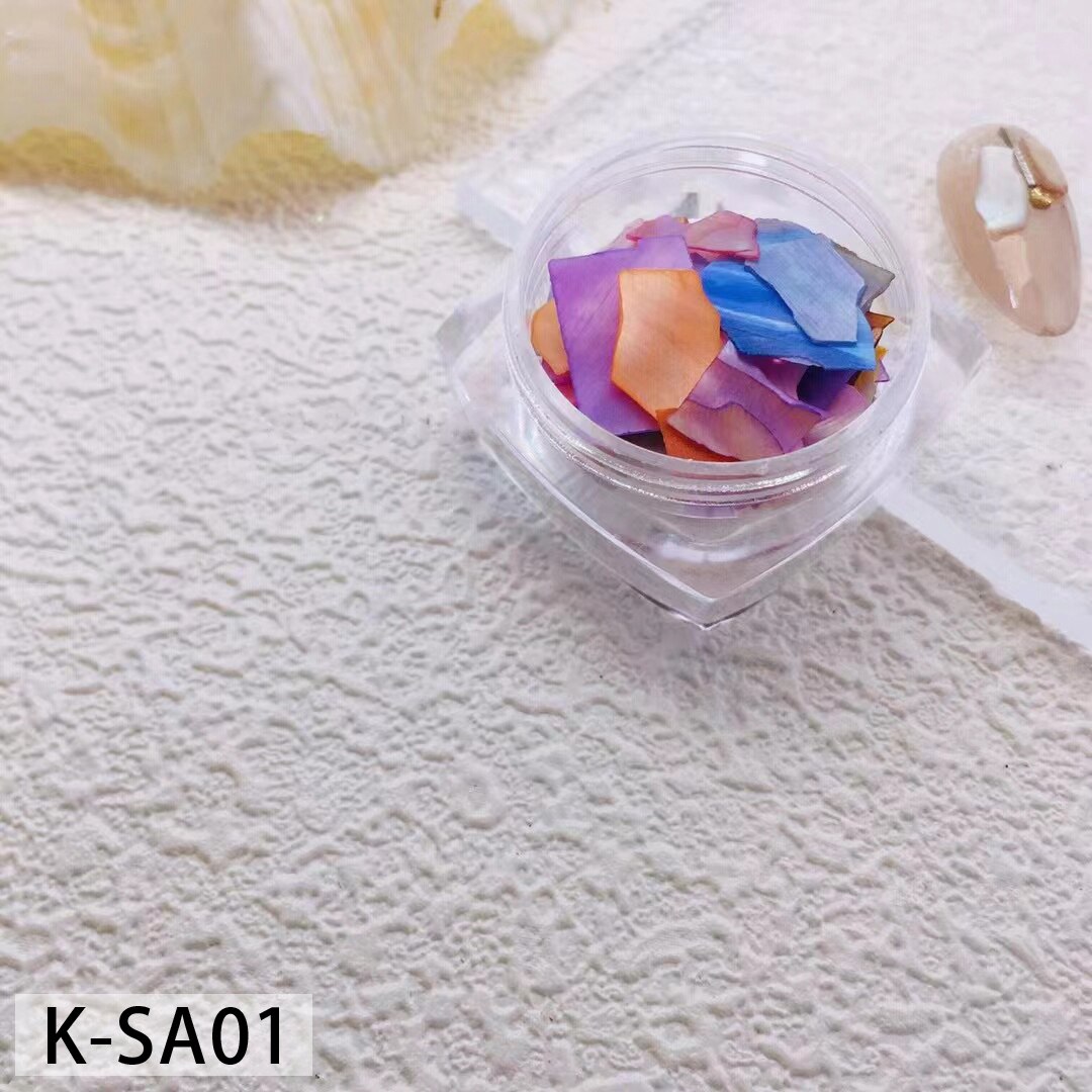 Sea Shell Abalone Nail Art Decorations Charms Ston... – Grandado