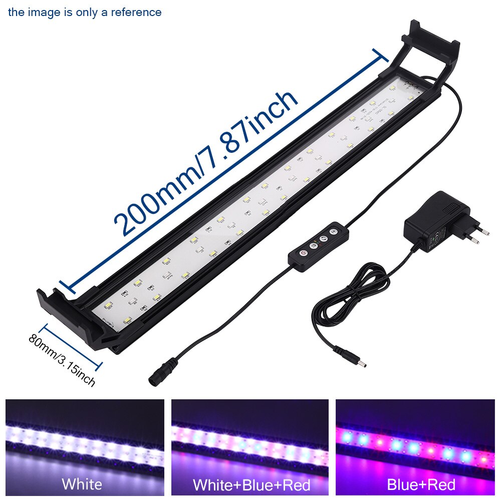 Full Spectrum Planted Aquarium LED Lighting 20-63c... – Grandado