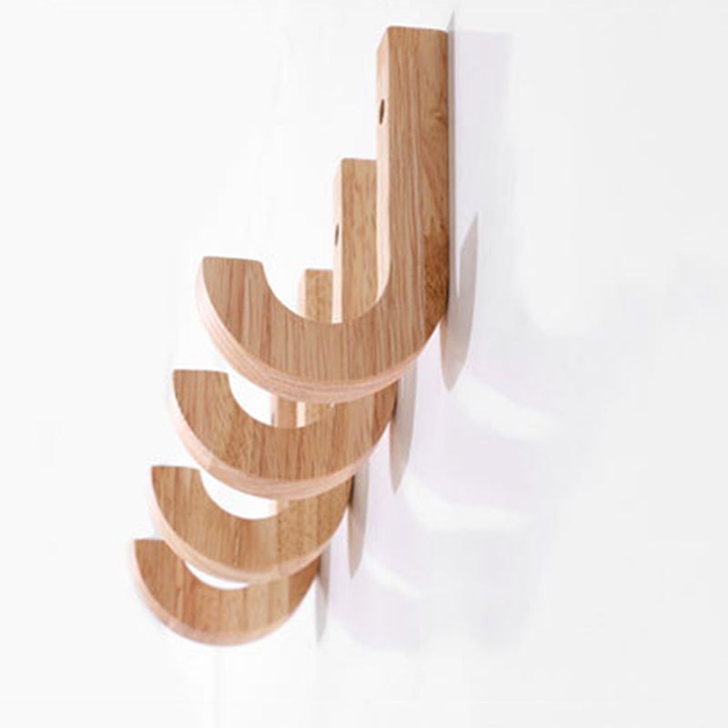 MH003 Eiken Hout Creatieve Badkamer Haak Rack Wall... – Vicedeal