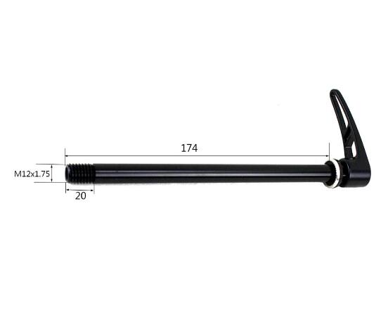 142mm MTB bike alloy rear wheel Thru axle with Max... – Grandado