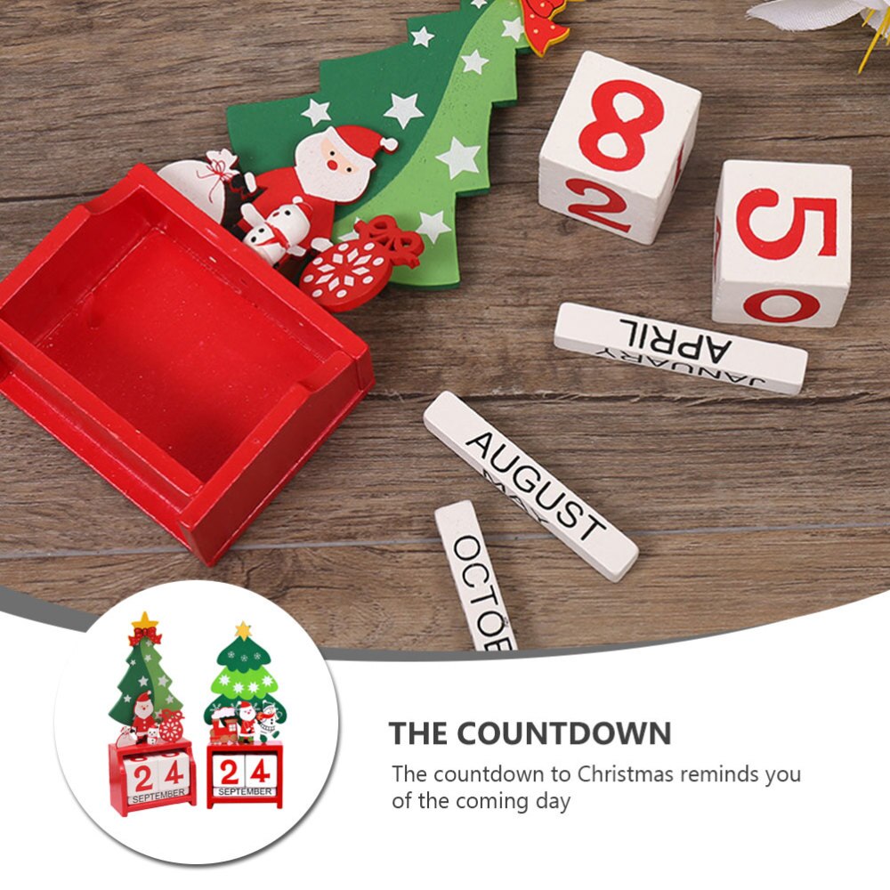 2Pcs Countdown Calendar Christmas Calendar For Off... – Grandado