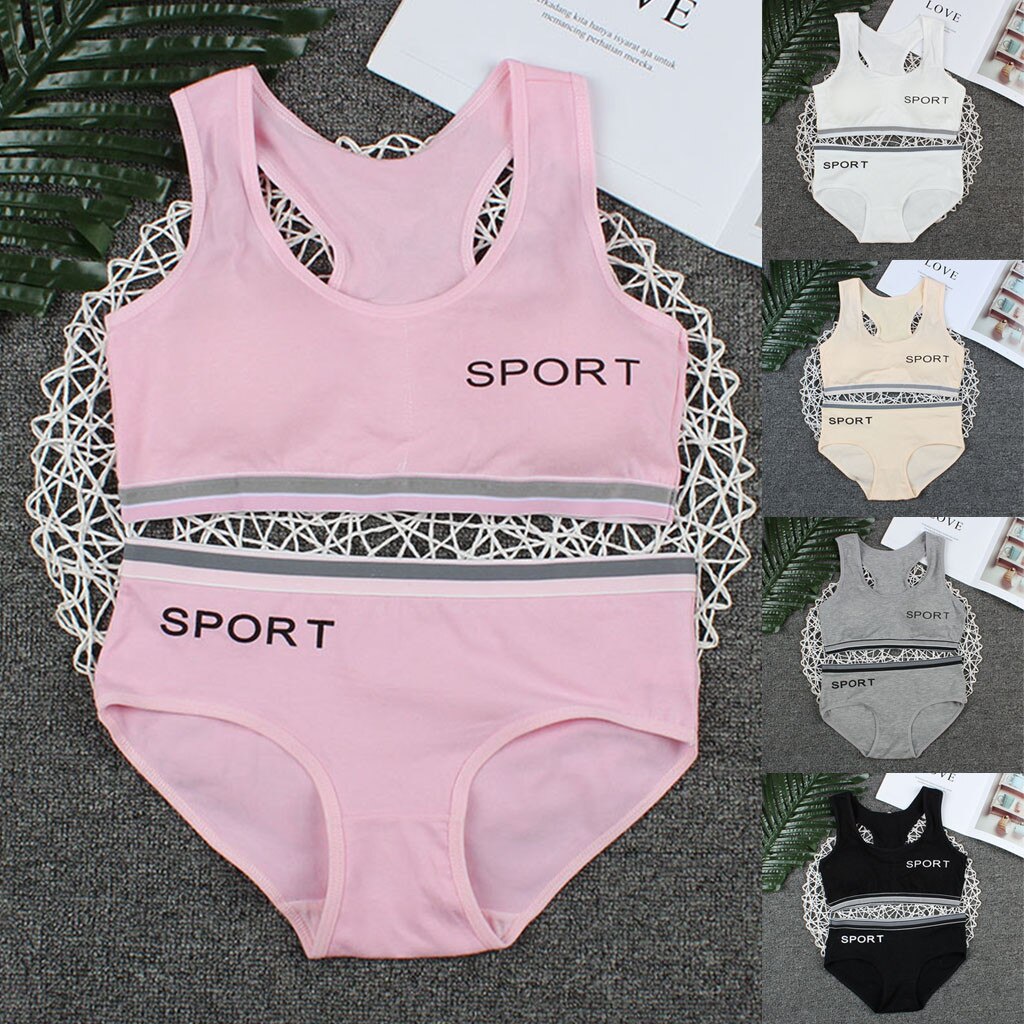 Teen Girls Underwear Bra Vest Children Underpants ... – Grandado