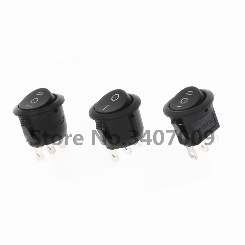 5Pcs 22mm Diameter Small Round Boat Rocker Switche... – Grandado