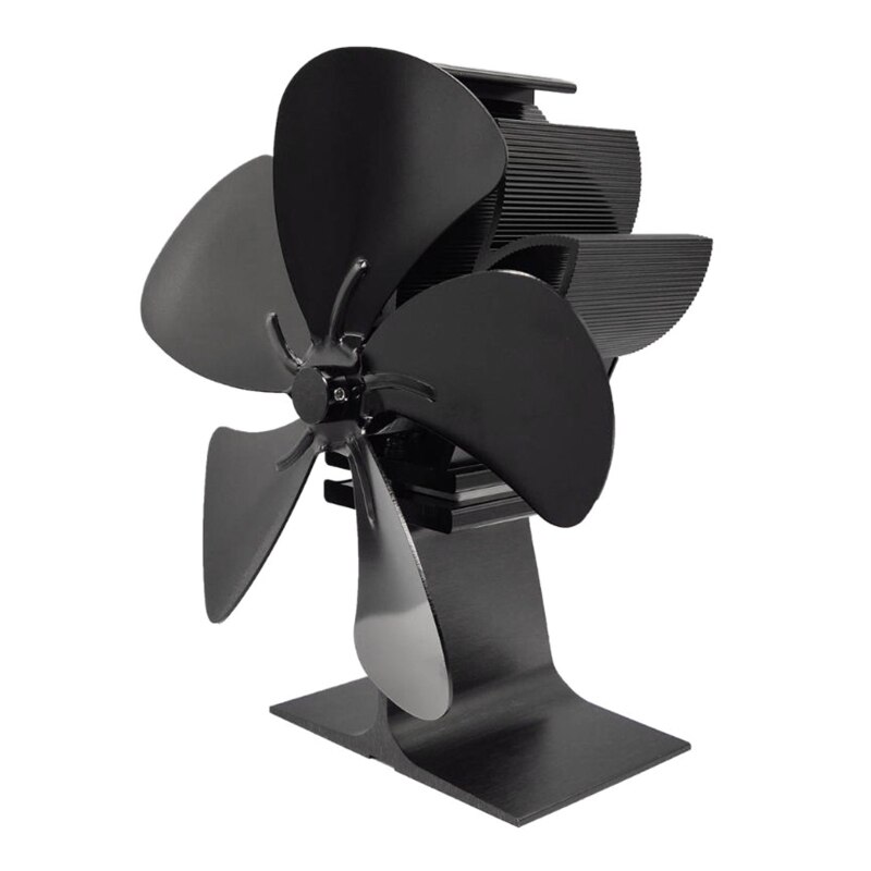 5 Blades Warmte Aangedreven Kachel Ventilator Voor... – Grandado