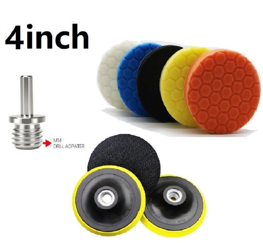 8pcs 3/4/5/6/7 inch Sponge Polishing Pad With Hook... – Grandado