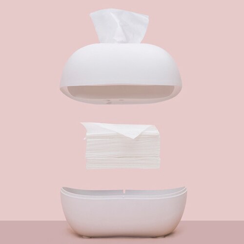 Tissue Box With Night Light Touch Sensor Storage B... – Grandado