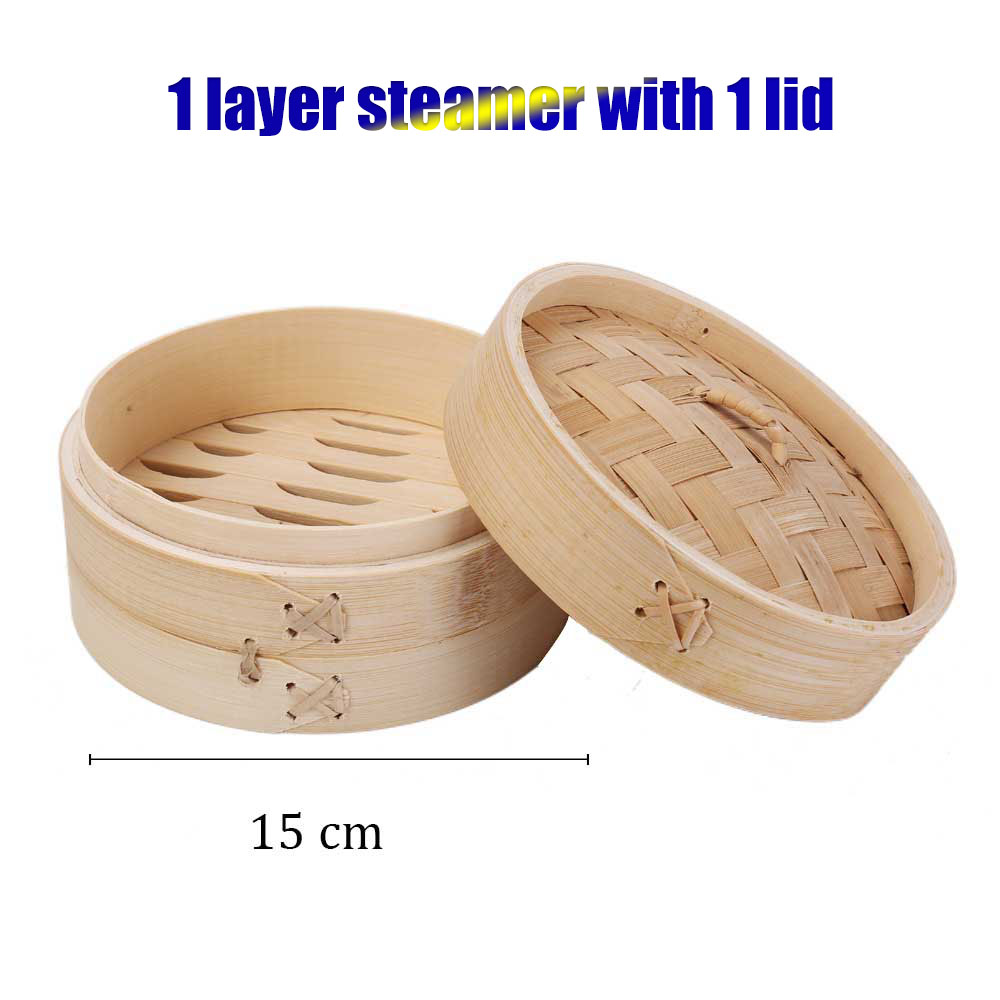 Steamer Bamboo Cooker Weaving Basket Cooking Kitch... – Vicedeal