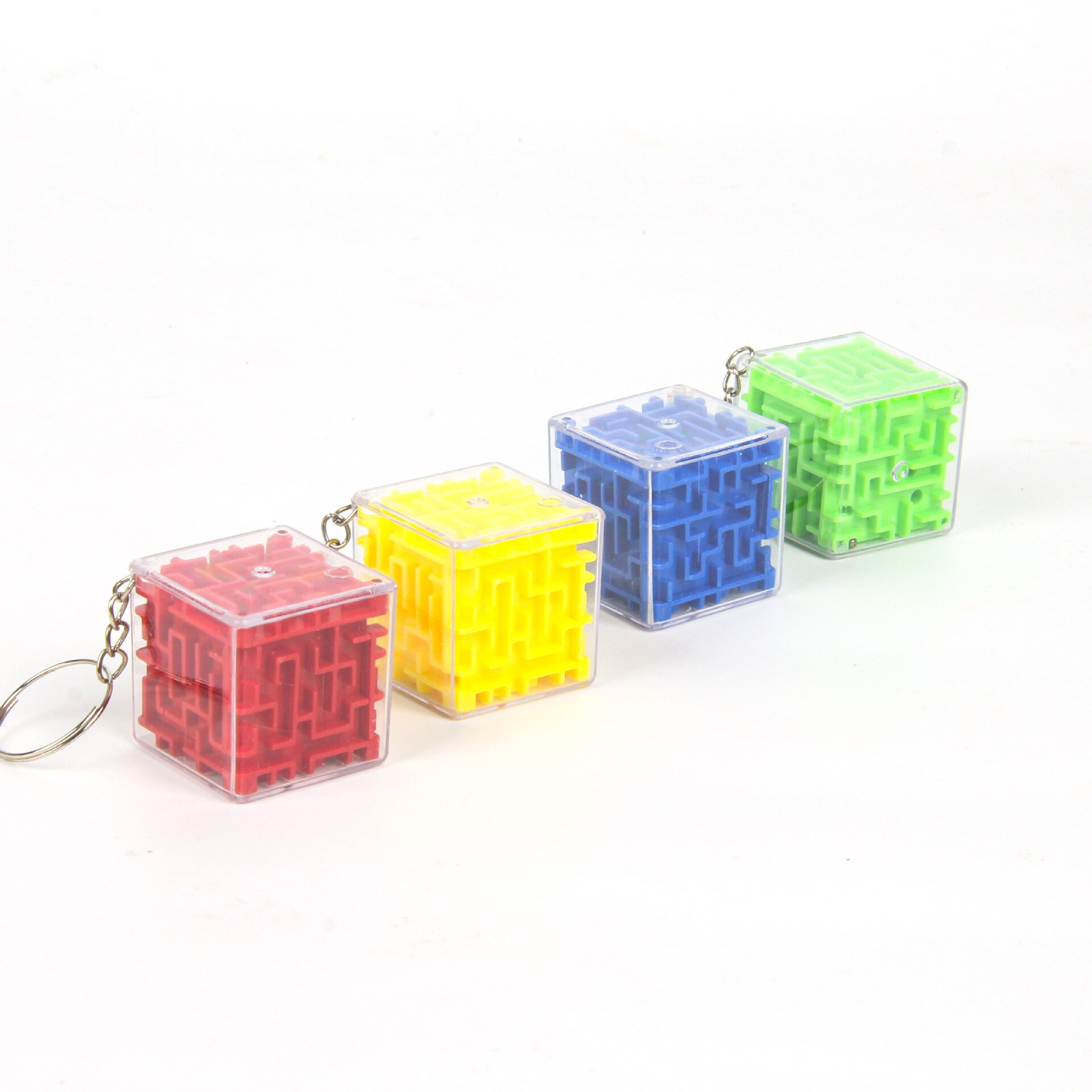 1 Pcs Children Puzzle Maze Cube 3CM Keychain Rotat... – Grandado