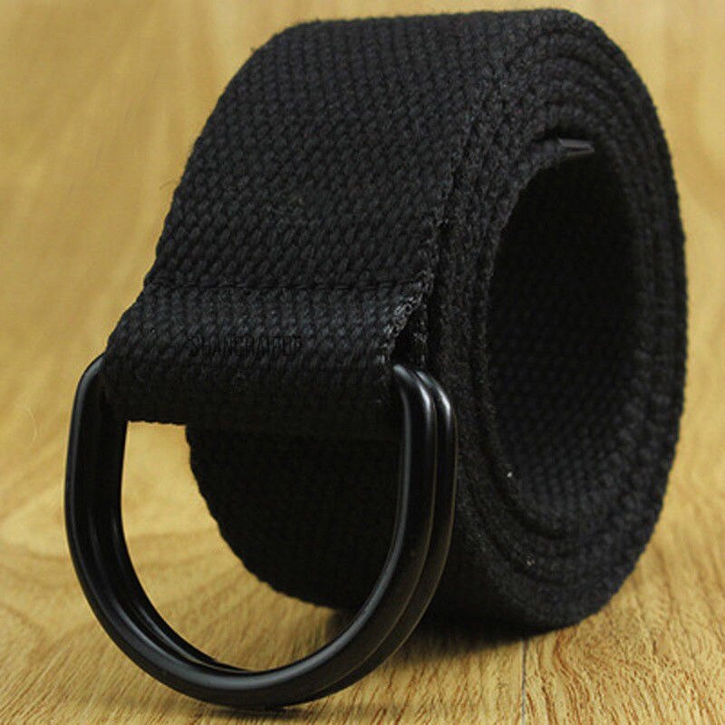 Vintage Solid Color Simple Belt Casual Unisex Canv... – Vicedeal