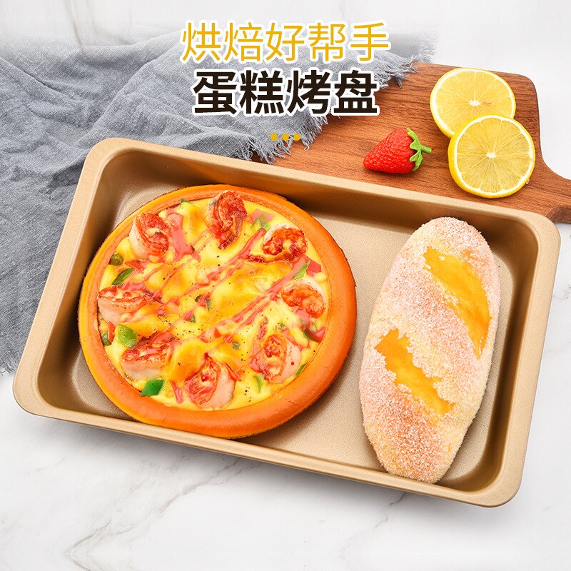 10/12-Inch Rectangular Cake Pan Carbon Steel Ovenw... – Vicedeal