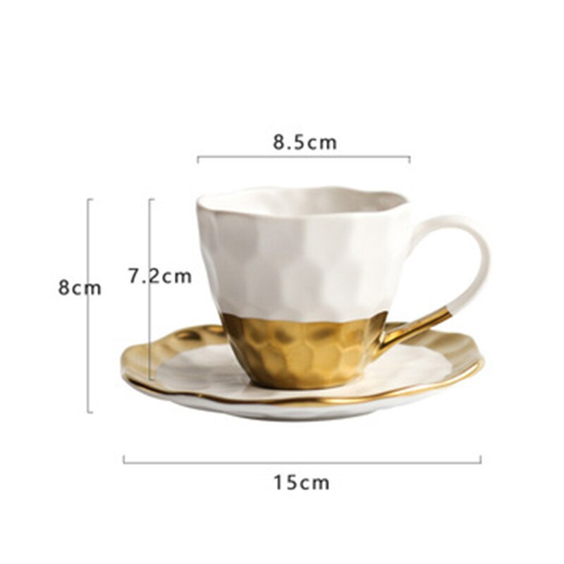 LIZAOTAO Ceramic Coffee Cup Set Simple British Aft... – Vicedeal