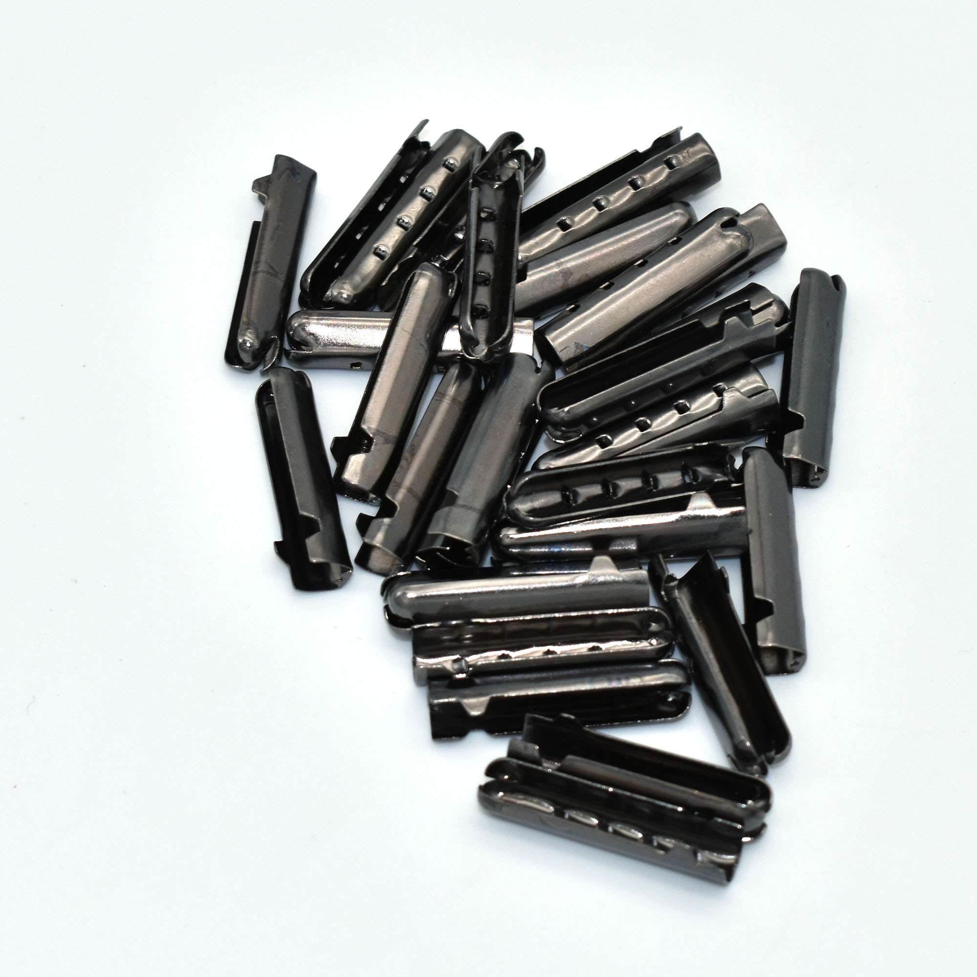 Gunmetal End Tips Caps Leather Bullets Tube Clasps... – Grandado