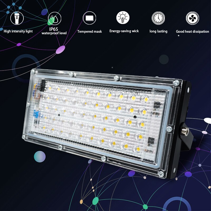 Led schijnwerper 30w 50w 100w schijnwerper ac220v... – Vicedeal