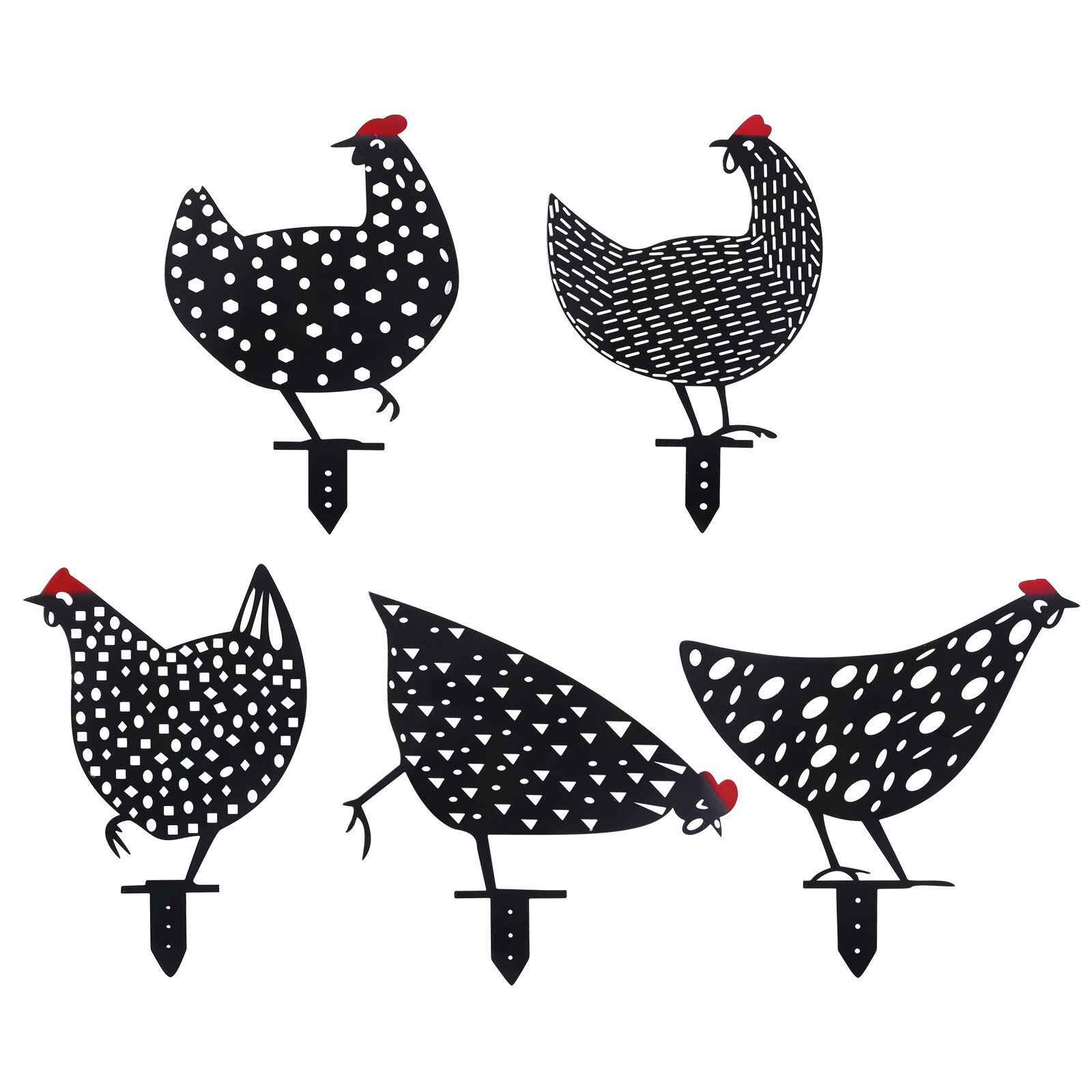 5PCS Easter Chicken Yard Art Hen Decoration For Ga... – Vicedeal