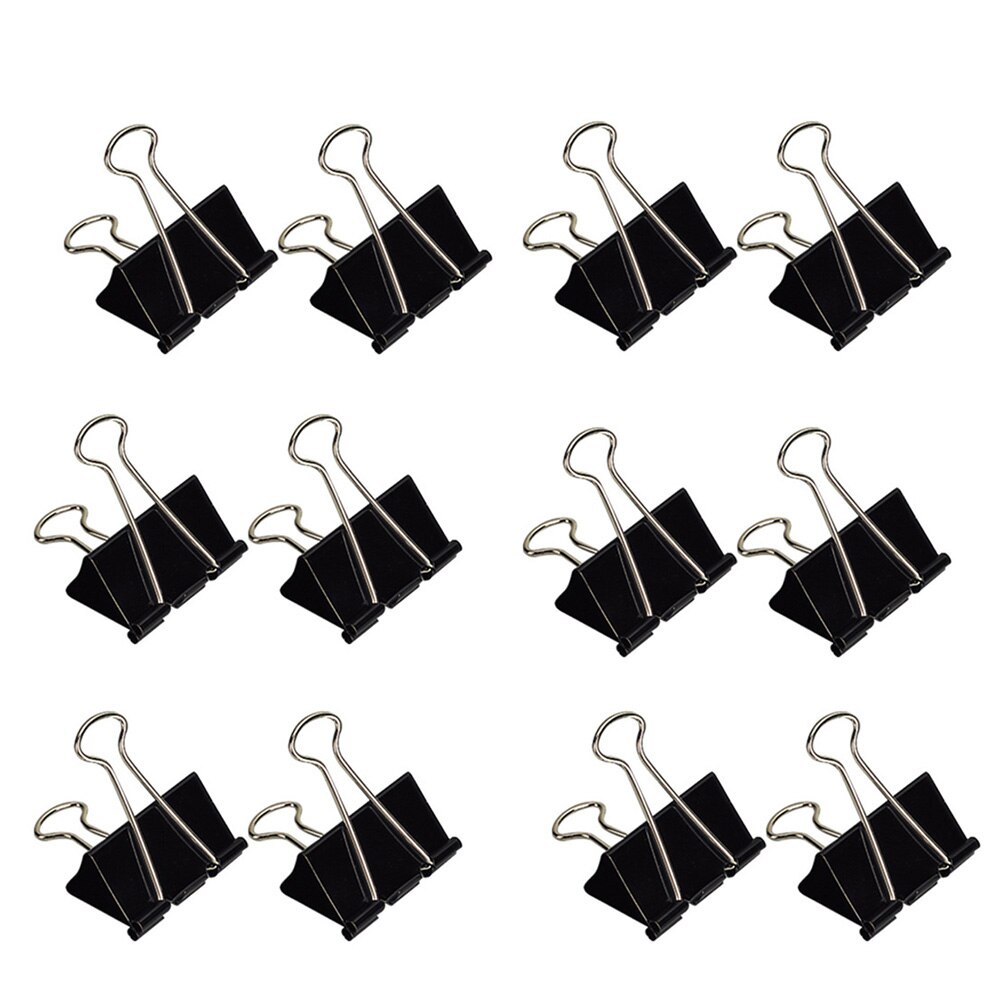 96PCS 19mm Metall Binder Clips Papier Clamp Clips ... – Vicedeal
