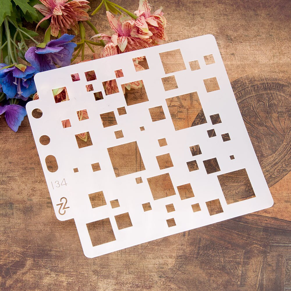 14.1cmx13cm Reusable Plastic Painting Templates St... – Grandado