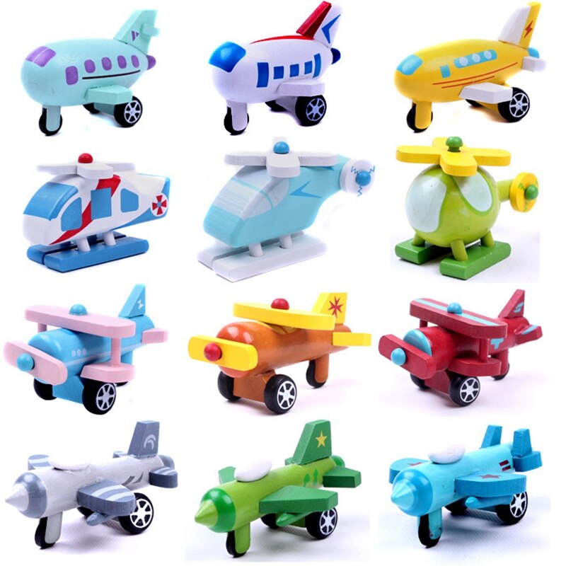 Kids Mini Wooden Aircraft Model Toy Wooden Educati... – Grandado