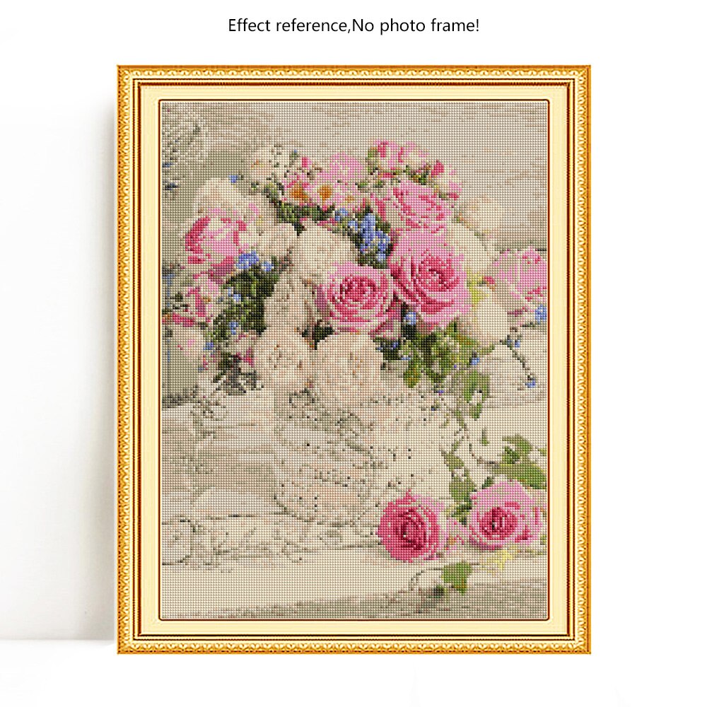 Evershine Diamond Painting Flower Cross Stitch Kit... – Vicedeal