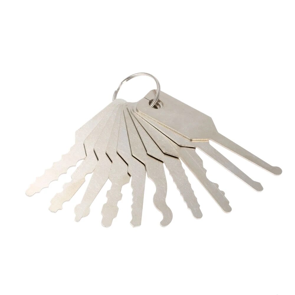 10Pcs/Set Stainless Jiggler And Keys Dual Sided Ca... – Grandado