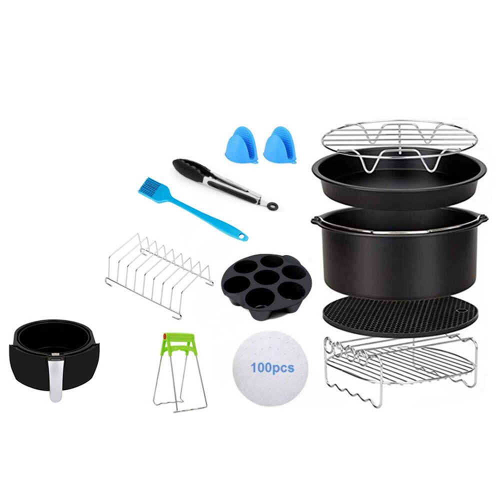 12pcs Air Fryer Accessories 7 Inch Kitchen Cooking... – Grandado