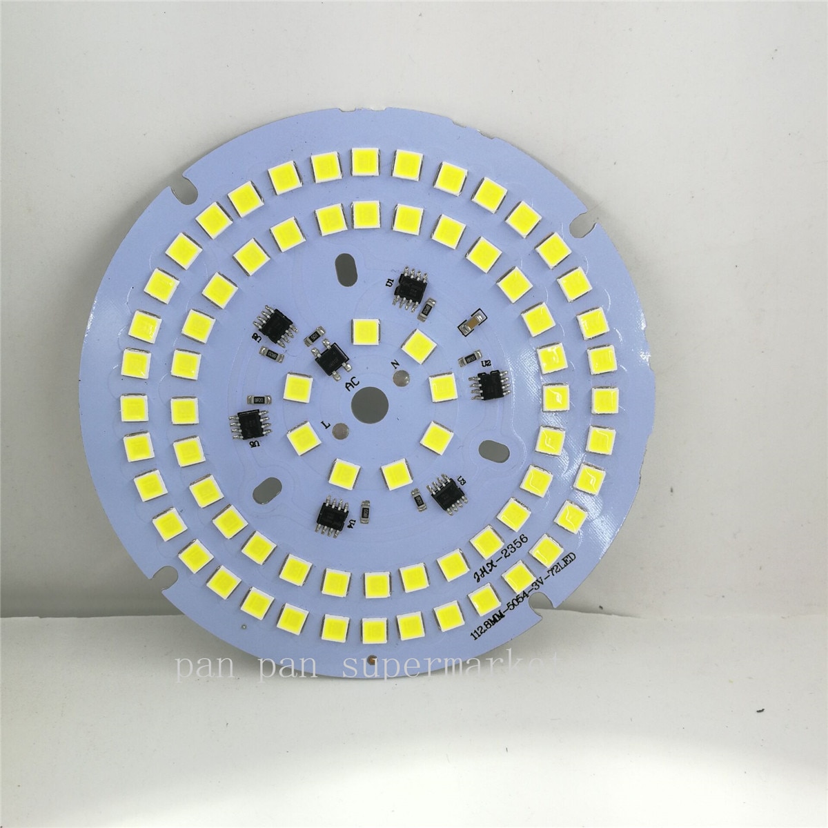 1pcs AC220v dimmable led pcb SMD 5054 50W 72LED in... – Grandado