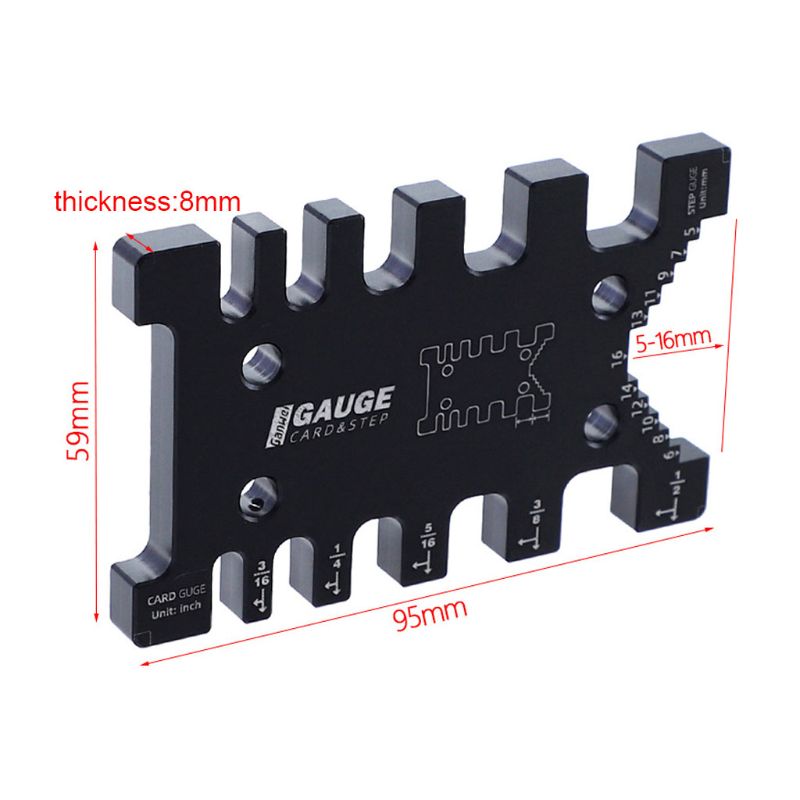 High Precision Tenon Caliper Meter Card Metric Imp... – Vicedeal