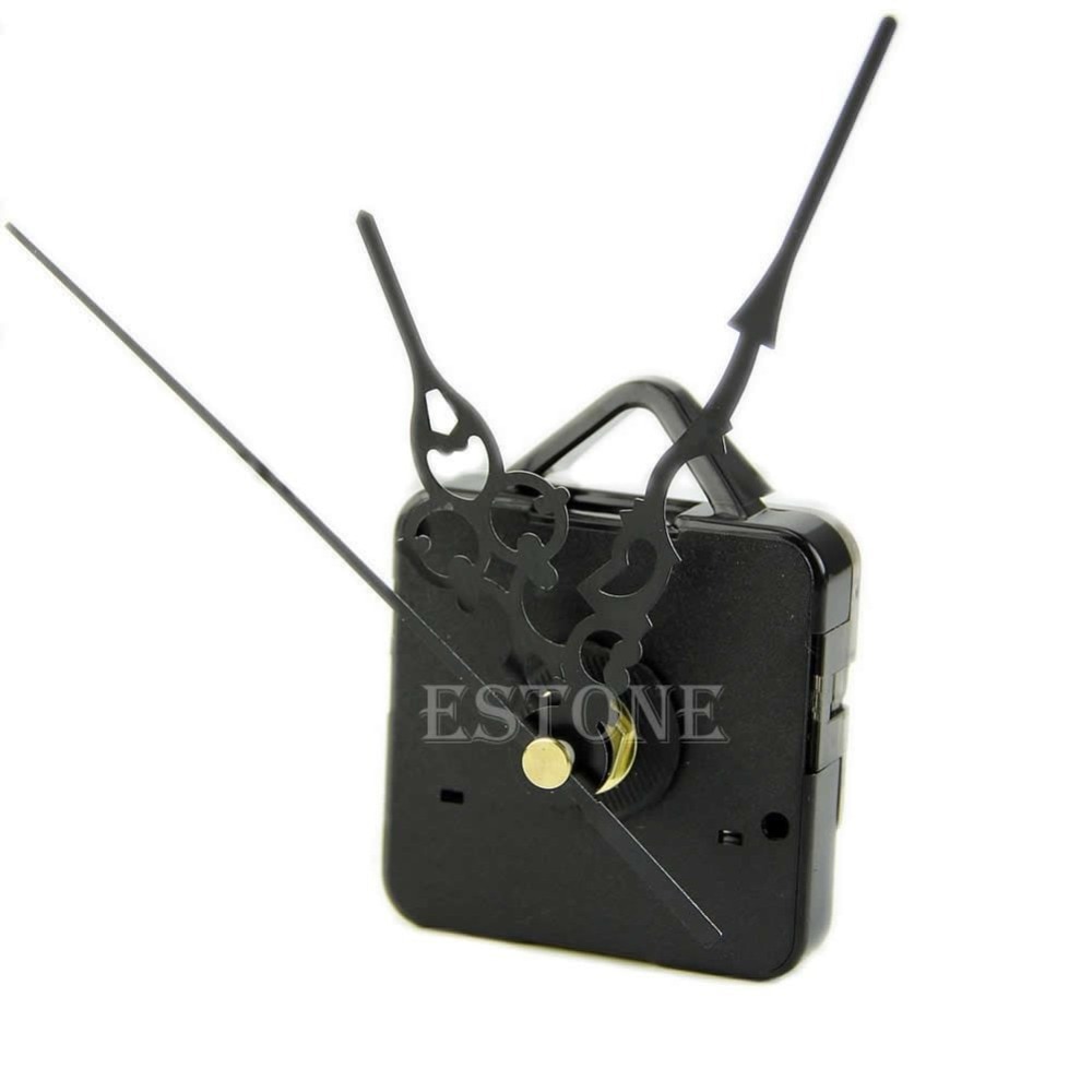 Black Hands DIY Quartz Clock Spindle Silent Moveme... – Grandado