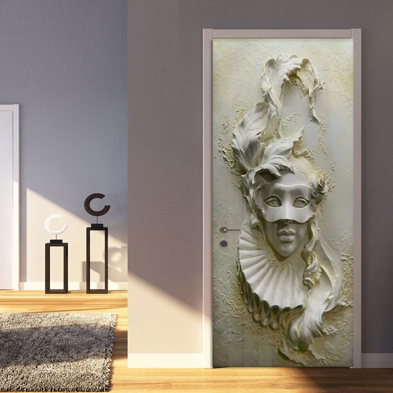 Self-Adhesive Door Sticker European Style Stereo M... – Grandado