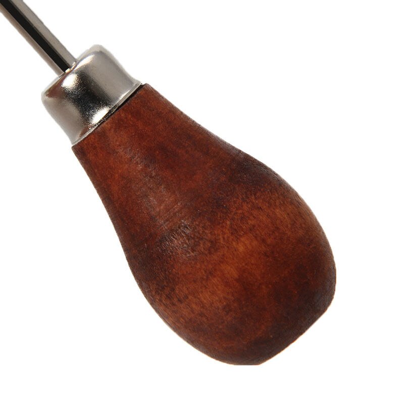 Outil de poinçon à manche en cuir et bois, bricola... – Grandado