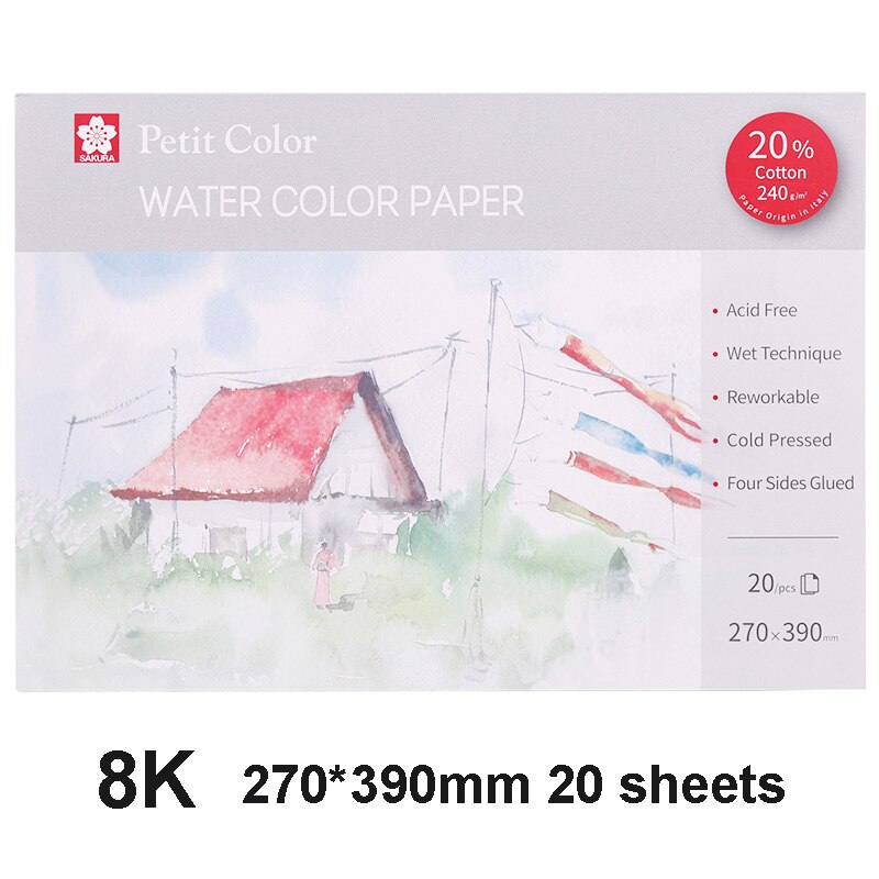 Sakura Watercolor Paper Petit Color Drawing Paper ... – Vicedeal