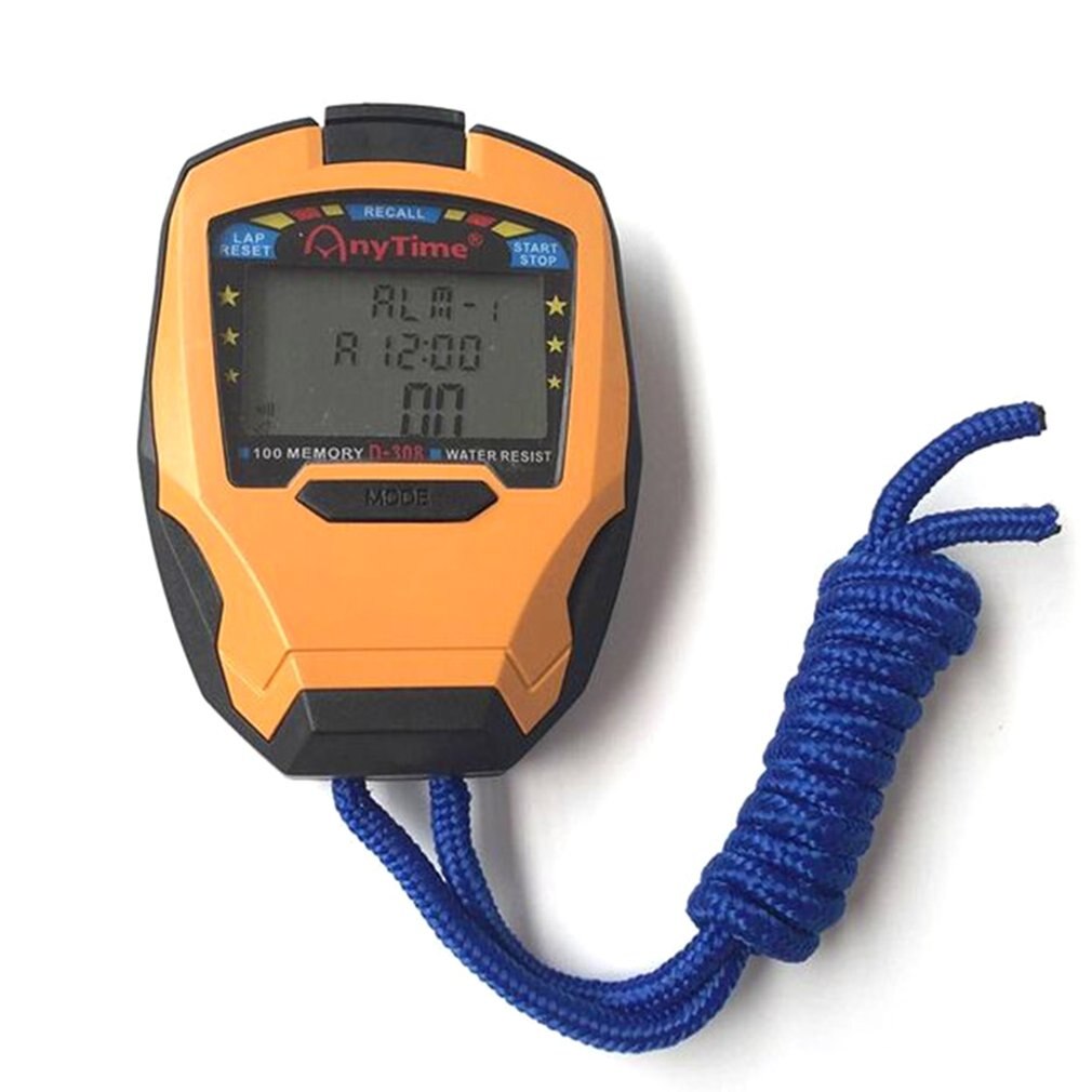 1Pc 3 Row100 Lap 1/1000s Digital Sport Counter Tim... – Grandado