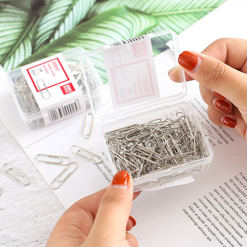 Clip de caja para suministros de oficina, clips de... – Grandado