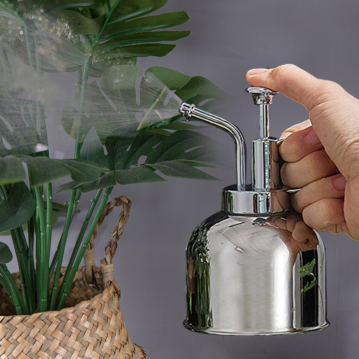 300ML Plant Mister Spray Bottle Stainless Steel Pl... – Grandado