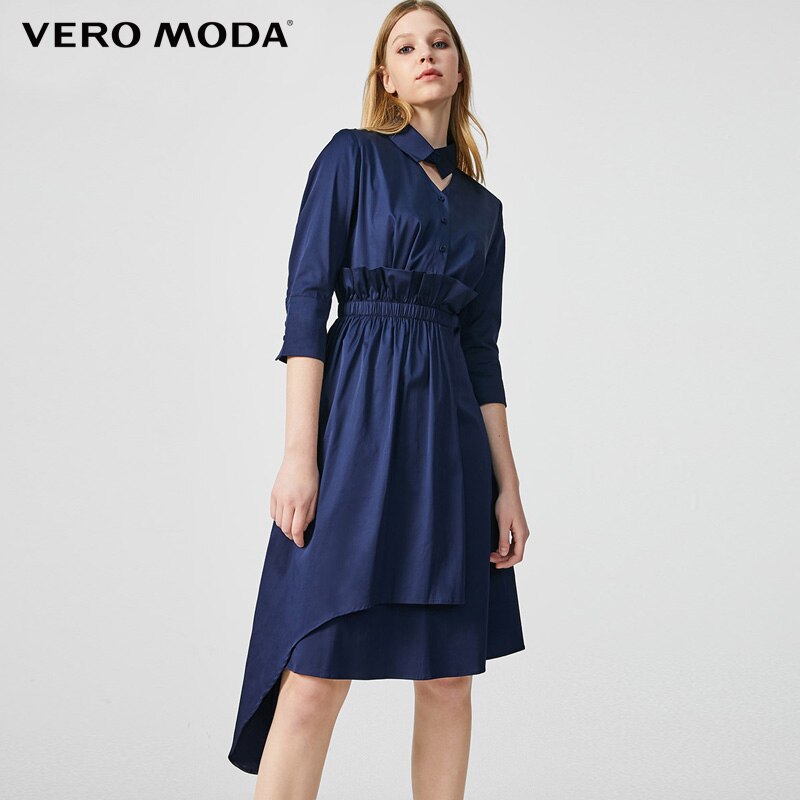 Vero Moda Women Hollow Out Long Pendulum 3/4 Sleev... – Grandado
