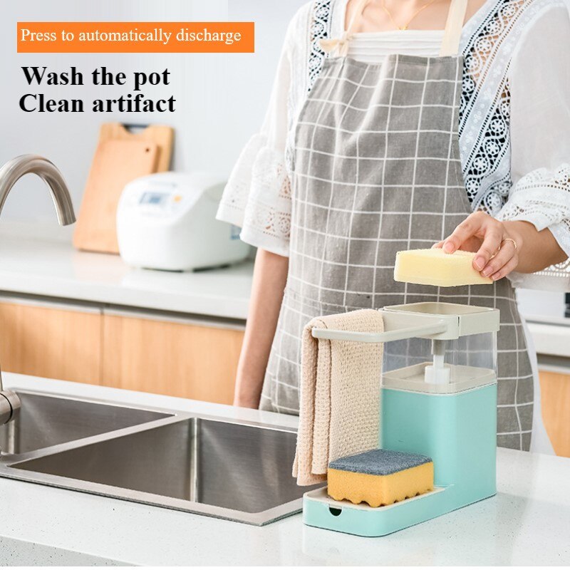 Kitchen Dishwashing Liquid Press Outlet Box Wipe A... – Grandado