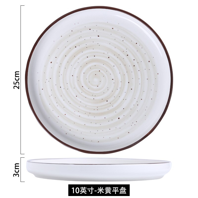 Personality Simple Ceramic Western Steak Plate Piz... – Grandado