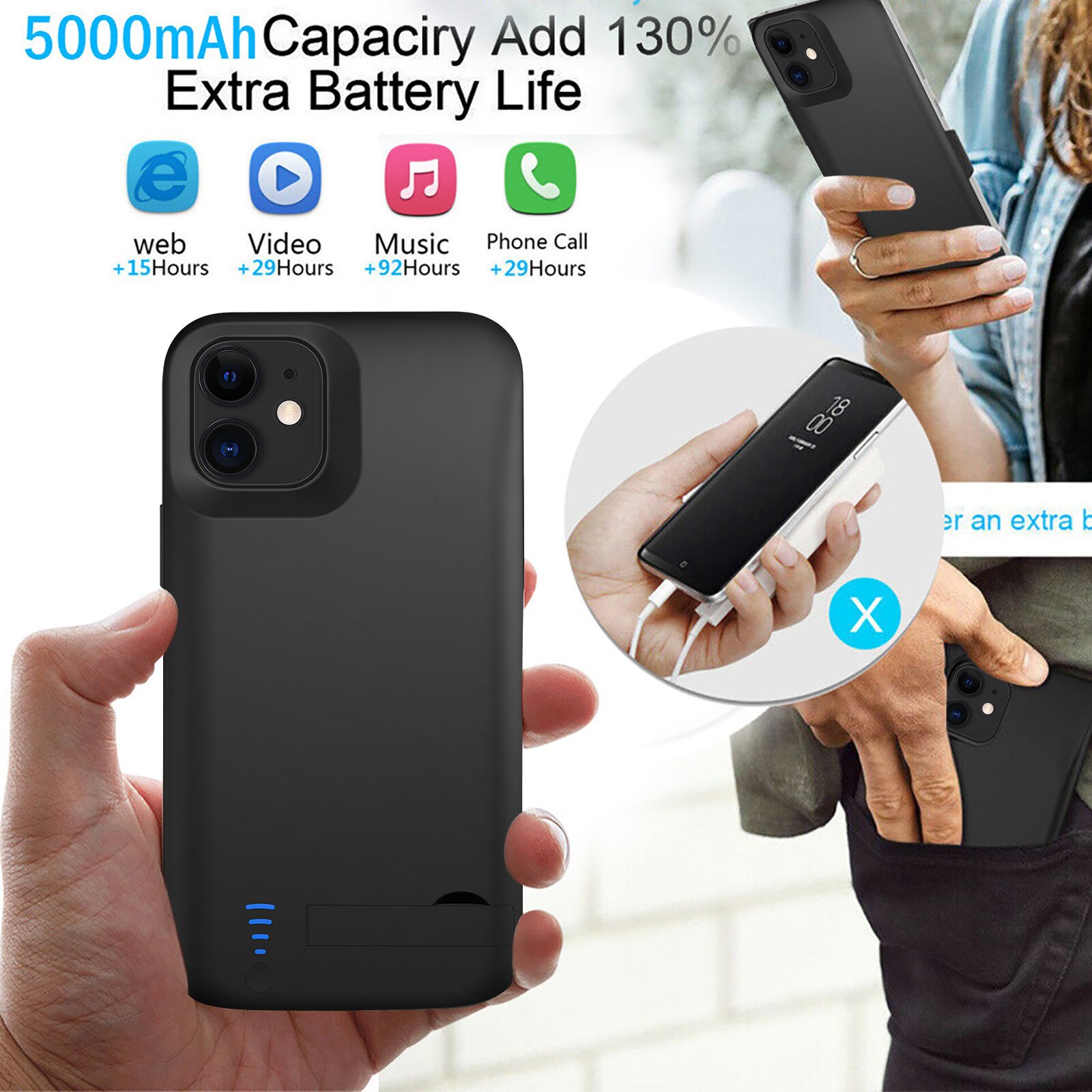 portable battery with safety protection For Iphone... – Grandado