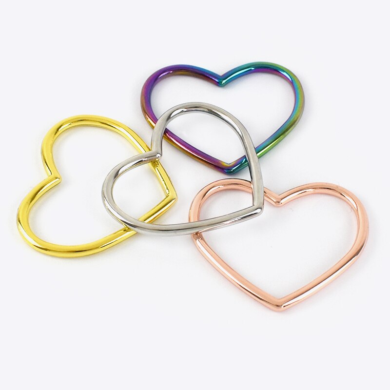 Meetee 10/30Pcs ID40X28mm Hart Ring Haak Metalen G... – Grandado