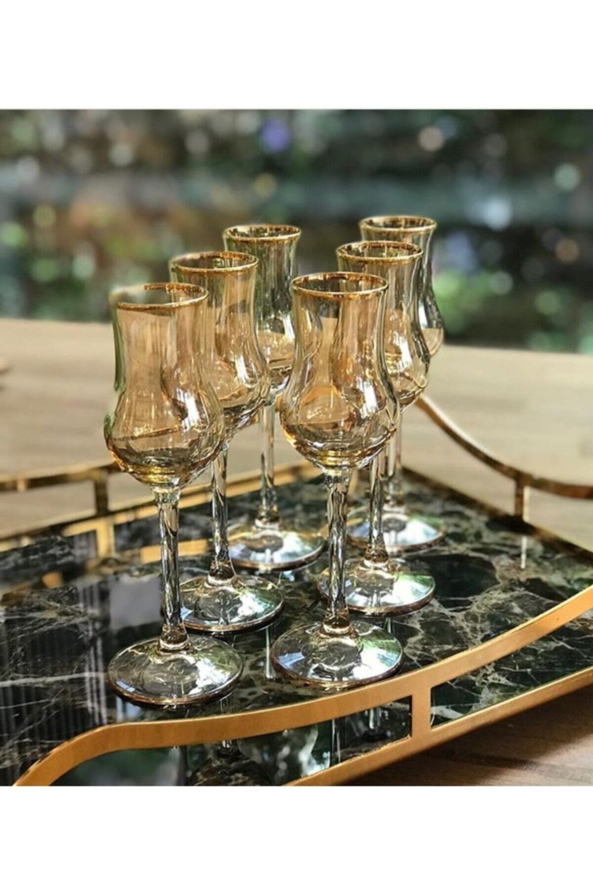 6 Person Coffee Side Water Glass Goblet Mini Water... – Grandado