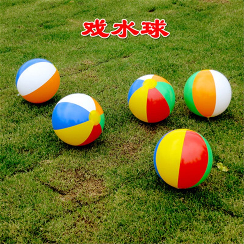 Inflatable Colorful Toys Ball Inflated Beach Balls... – Grandado