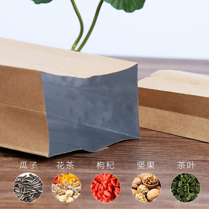 50pcs/lot Kraft paper Tea Bags Thickening Heat Sea... – Grandado