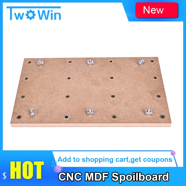 Cnc Mdf Spoilboard Beschermende Hout Voor 3018 Cnc... – Vicedeal
