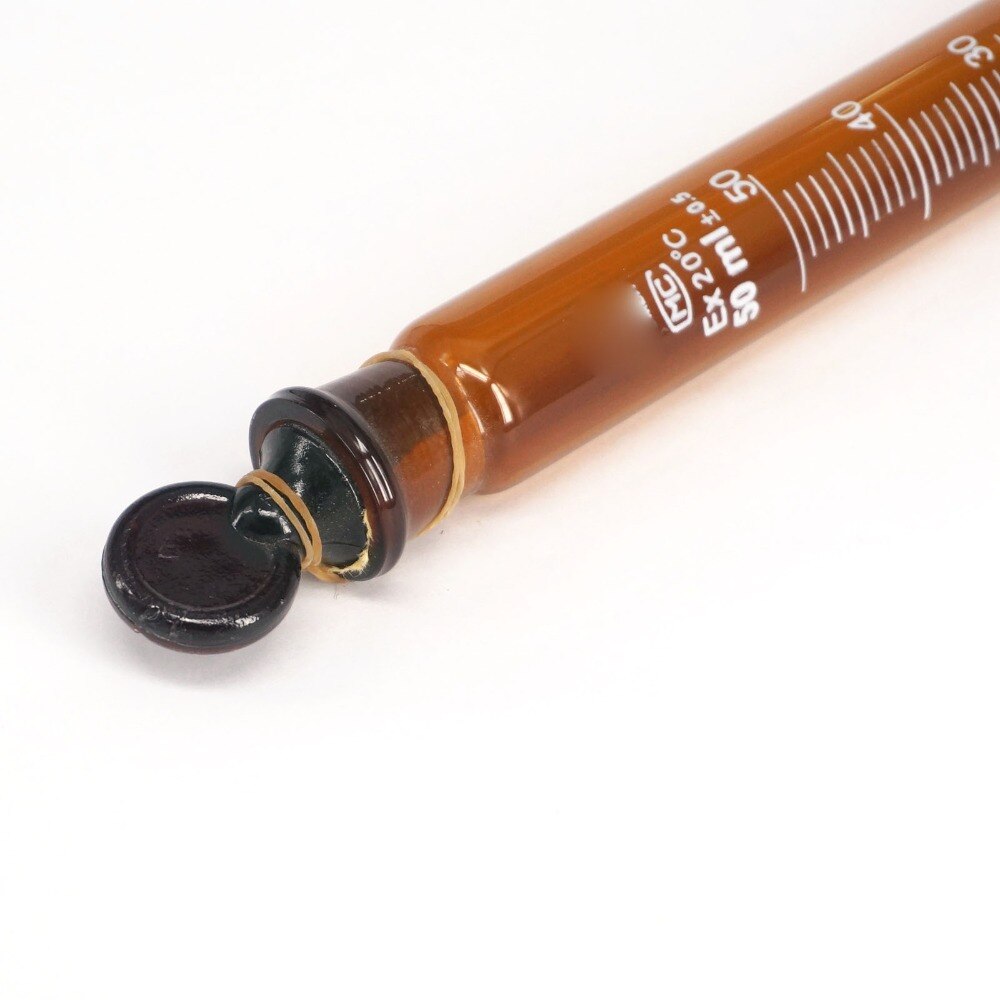 50ml Graduated Line Lab Brown Glass Test Tube Roun... – Vicedeal