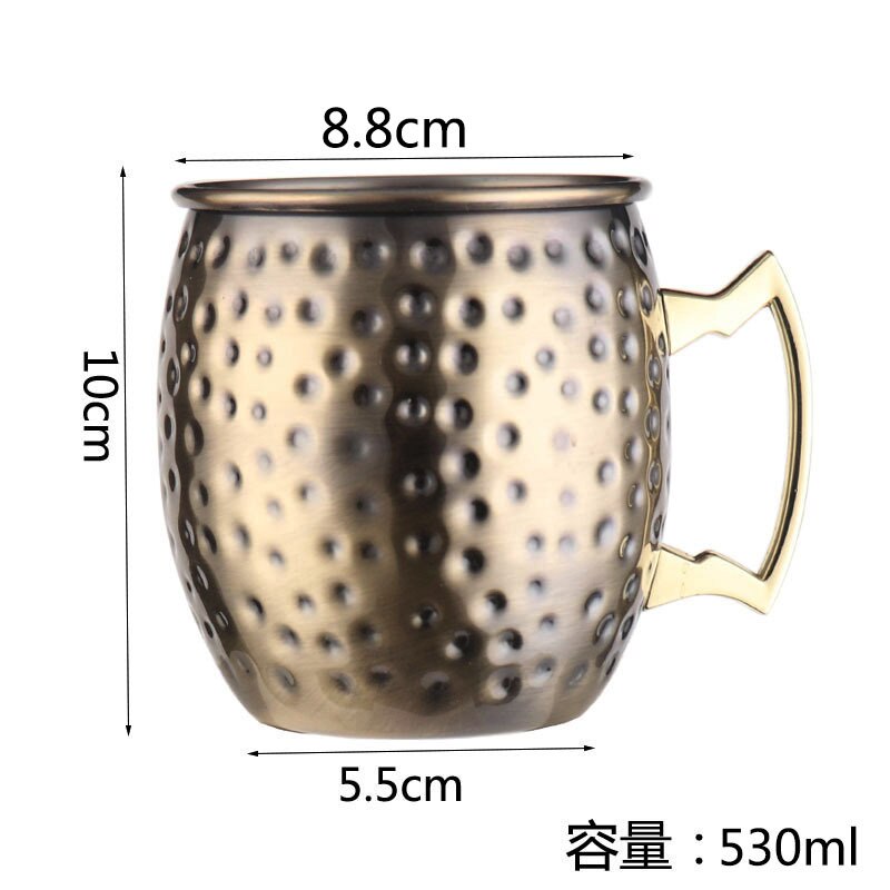 wine cup moscow mule cup 304 stainless steel hamme... – Vicedeal