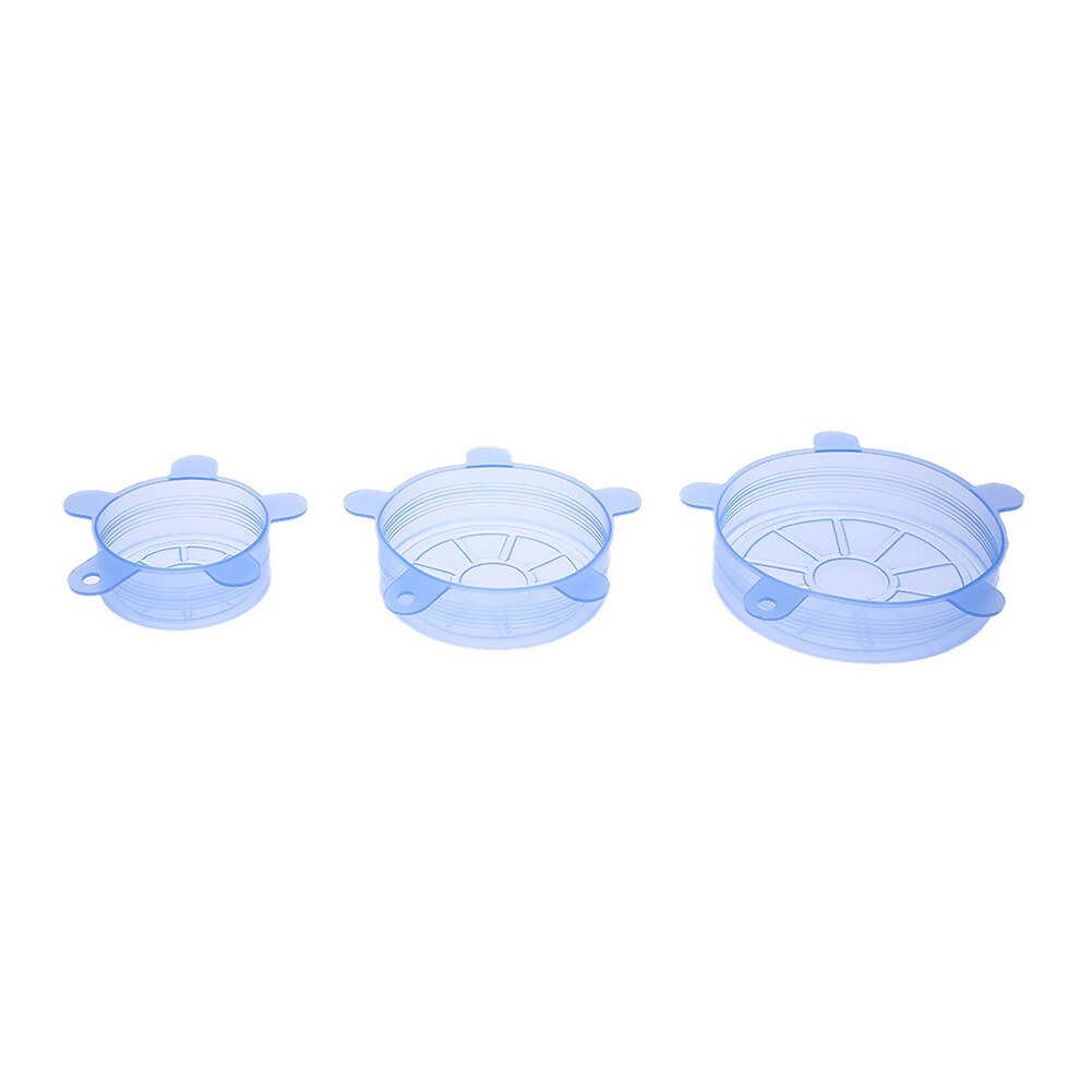 3/6/12Pcs Silicone Stretch Deksels Herbruikbare Ko... – Grandado