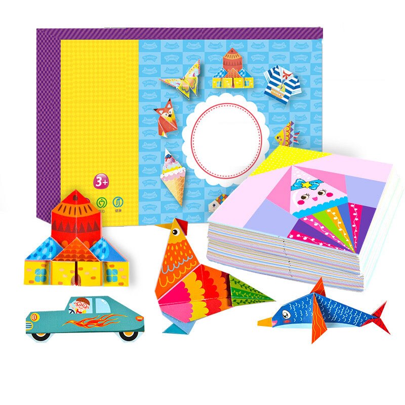 Children Interest origami book DIY paper puzzles c... – Grandado