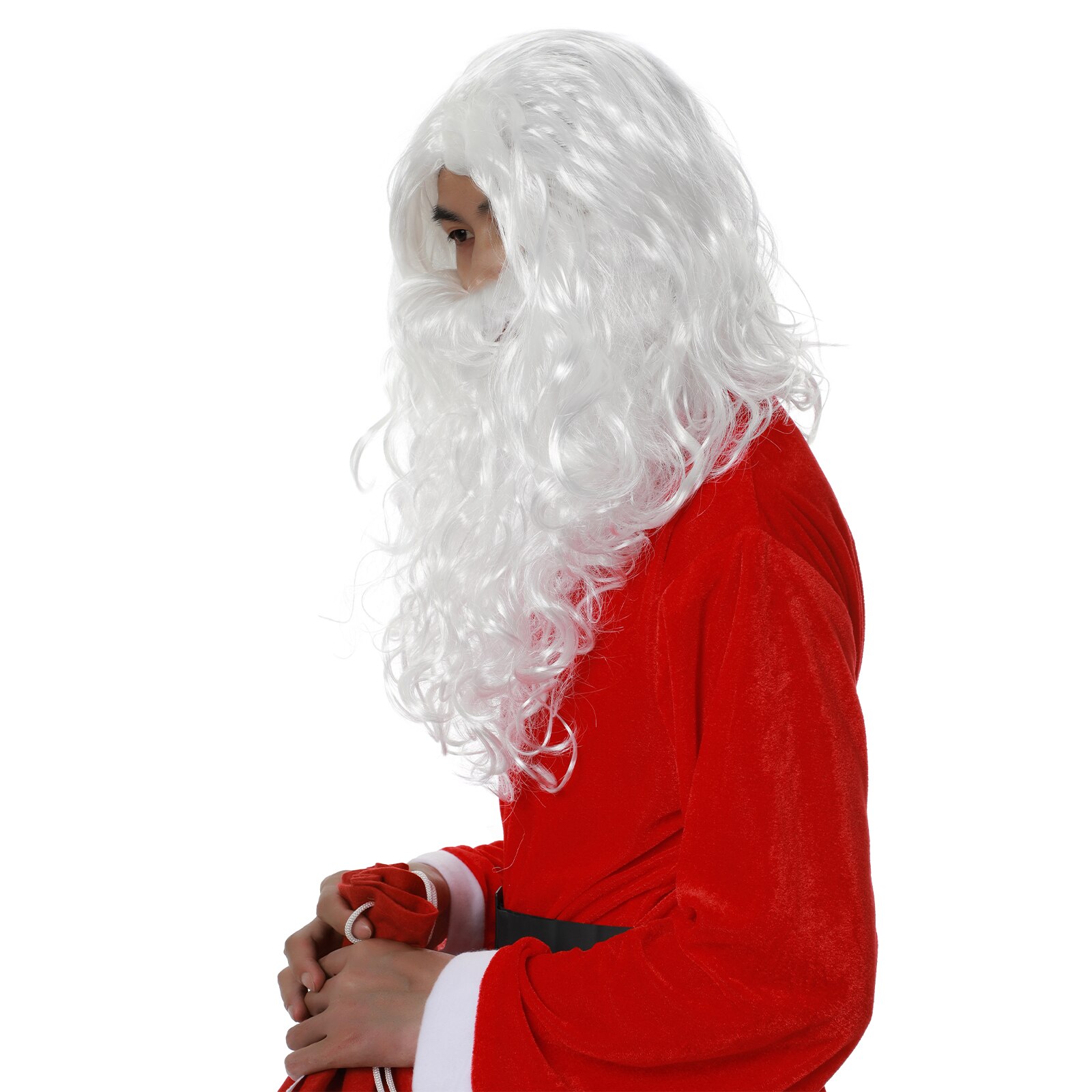 Santa Claus Wig with Beard Christmas Fancy Dress C... – Grandado