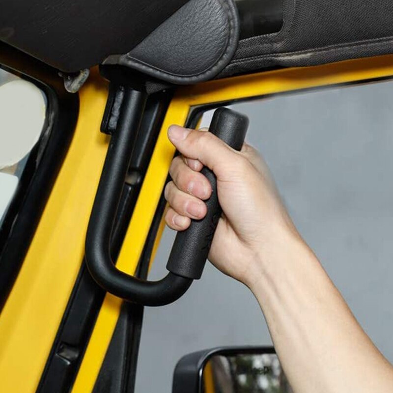 Black Front Grab Handles for 1997-2006 Jeep Wrangl... – Grandado